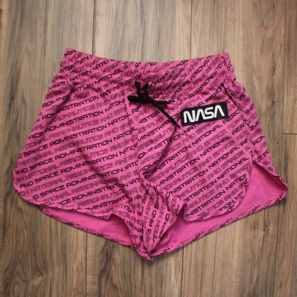 Hyper Space | Shorts | Hyper Space Nasa Pink Drawstring Shorts L | Poshmark